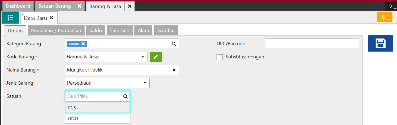 Fitur Satuan Barang Accurate Online - Tutorial Accurate Online